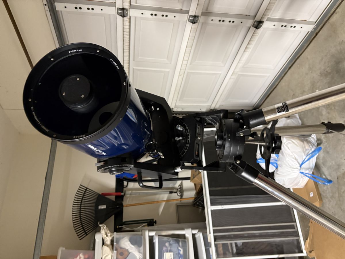 Meade LX10 8" SCT with Meade Field Tripod